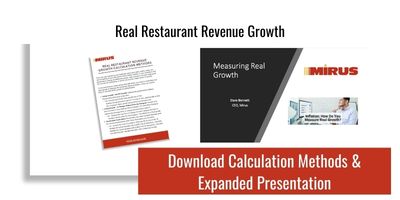 Real Restaurant Revenue Growth Calculation Methods and Expanded Slides ...